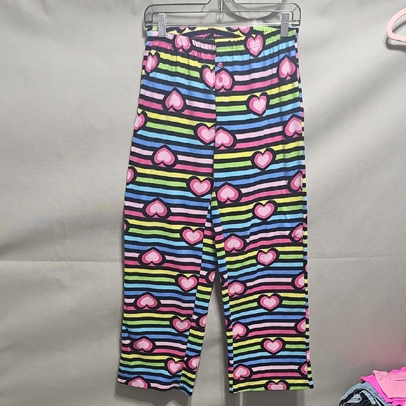 Pj Couture | Pajamas | Pj Couture Rainbow Pajama Bottoms With Heart ...